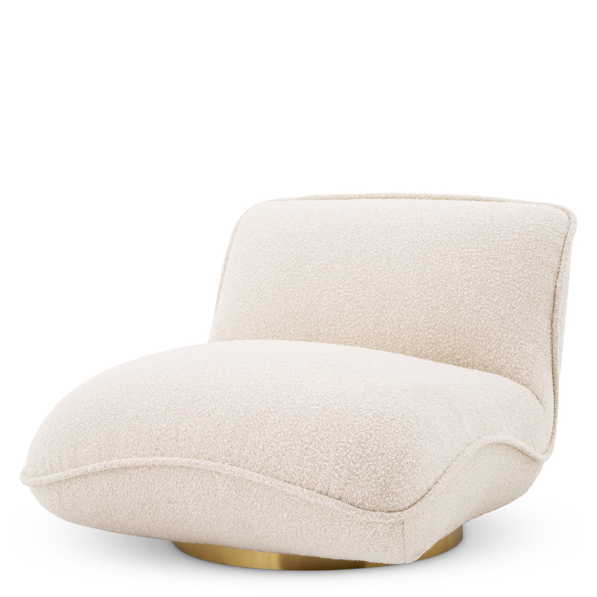 Draaifauteuil Relax - Bouclé cream van Eichholtz koop je het beste bij ...