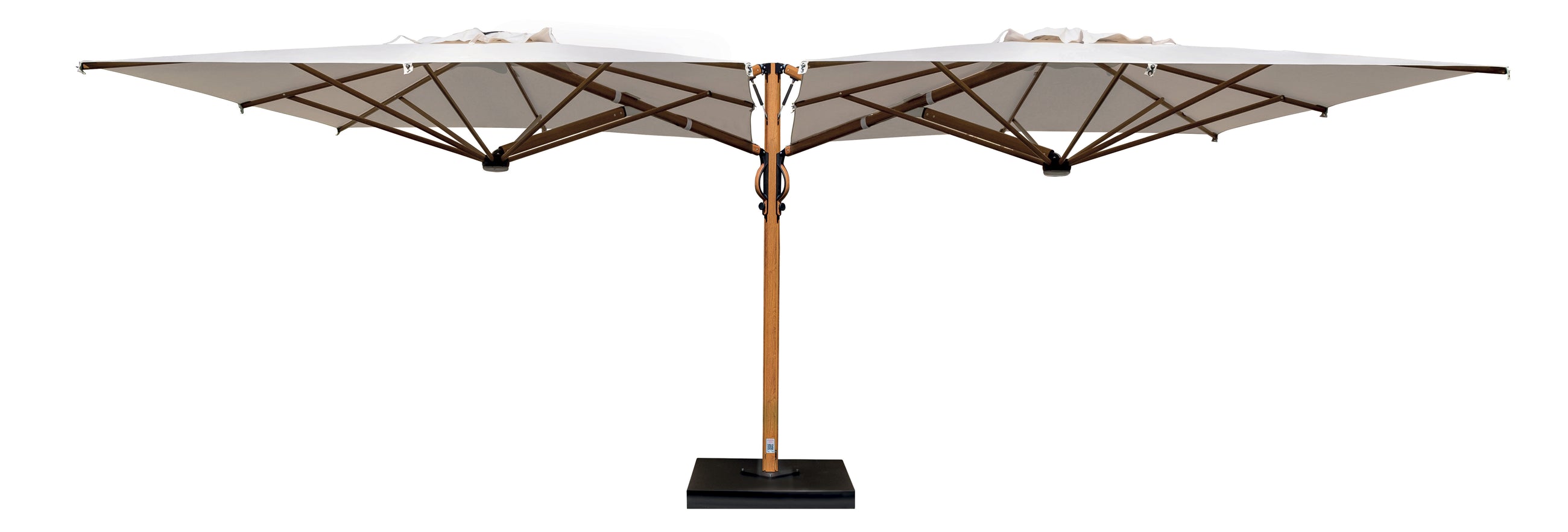 Parasol Dual V 300x600 - Timber Scolaro Parasols koop je het beste bij ...