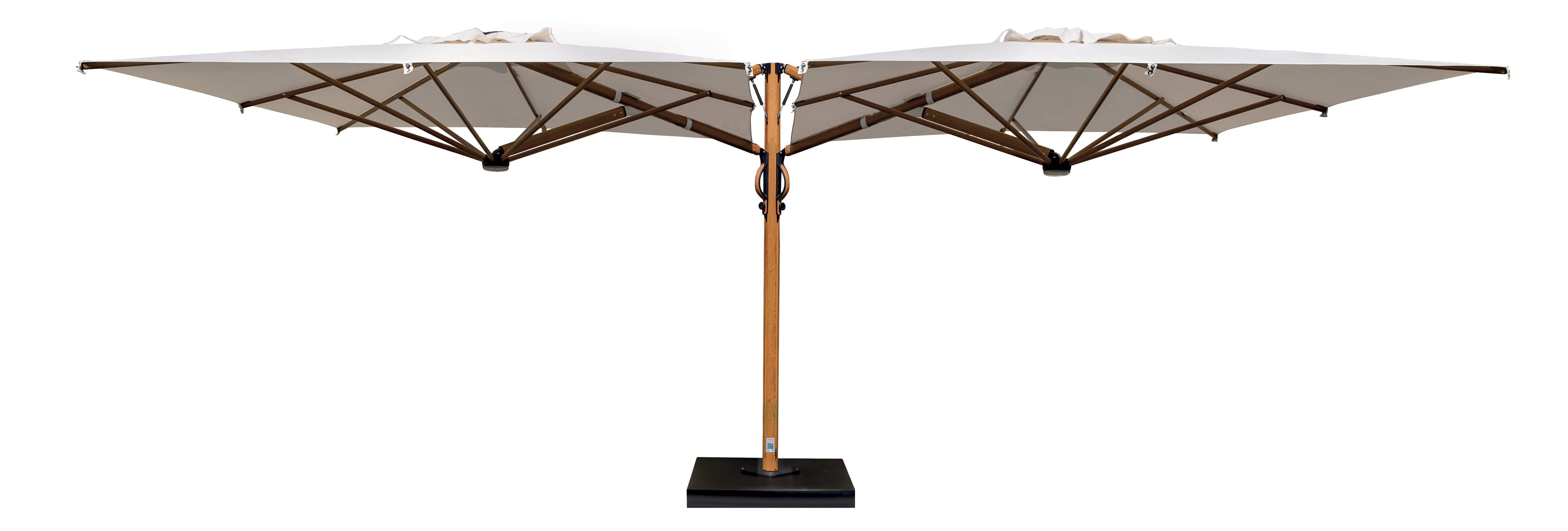 Parasol Dual V 300x600 - Timber Scolaro Parasols koop je het beste bij ...