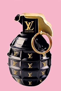 Foto Art - 'LV grenade' van COBRA ART koop je het beste bij Solfelt