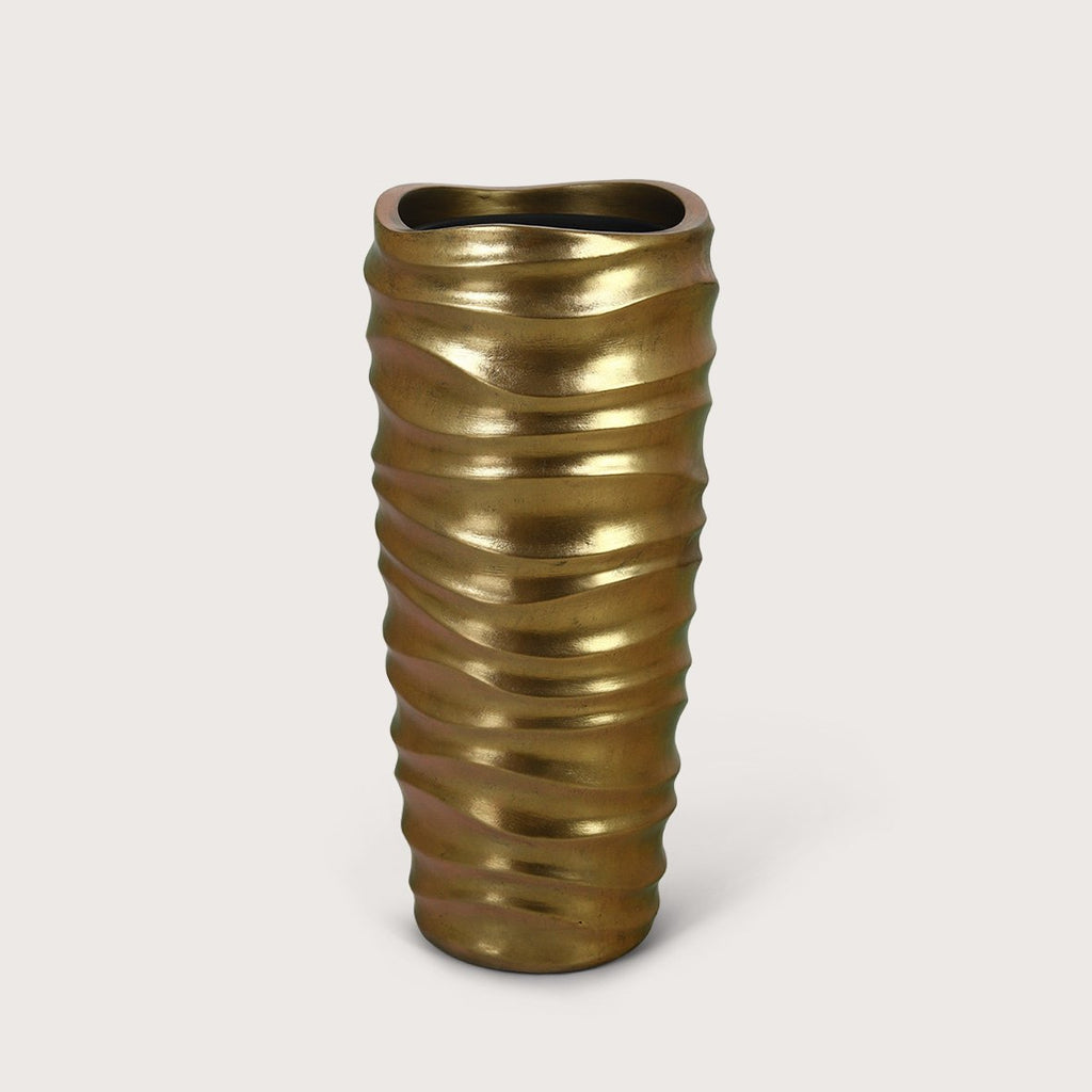 Vaas Wefy - S - Goud van Pot & Vaas koop je het beste bij Solfelt!